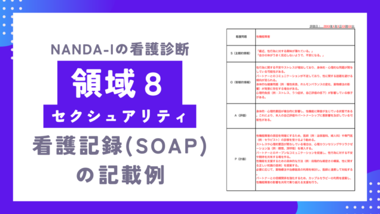 不安（NANDA-I領域9）の観察ポイントと看護計画＆看護記録（SOAP）の記載例【コピペ可】